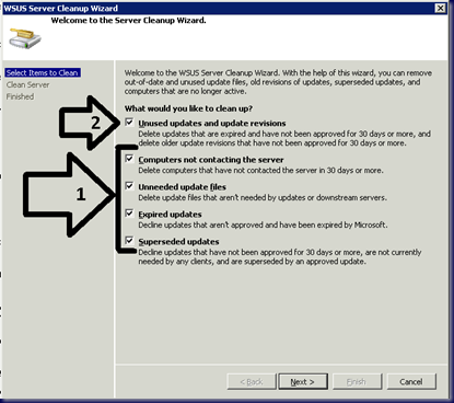 MPECS Inc. Blog: The WSUS Cleanup Wizard on SBS 2003 and SBS 2008